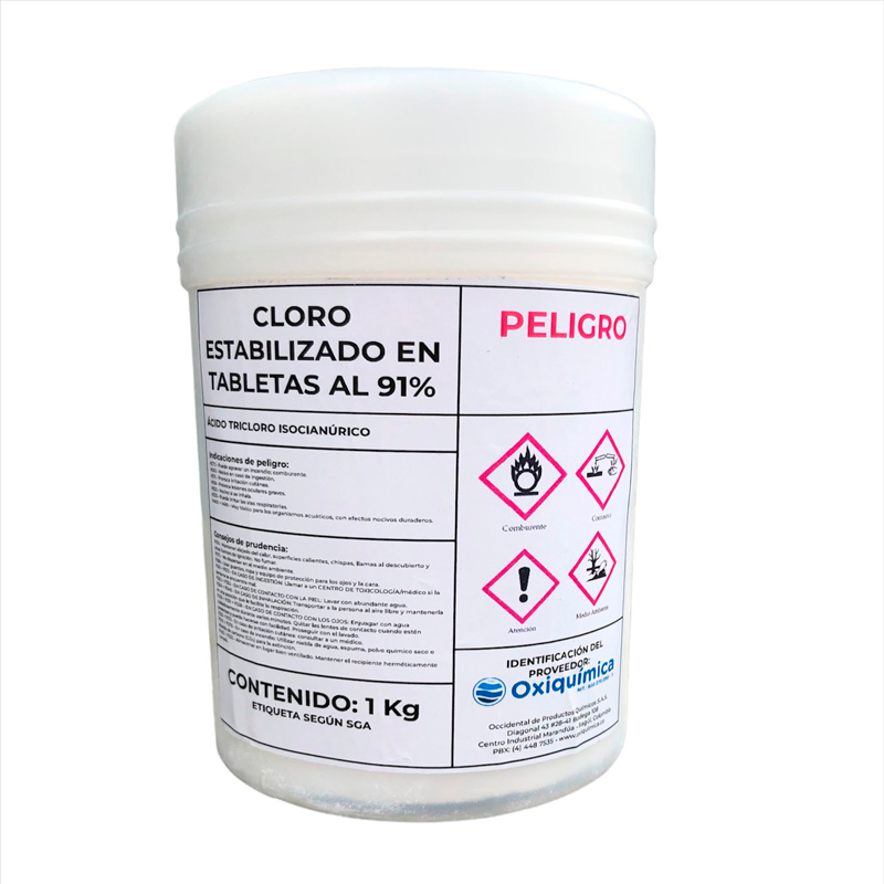 Cloro Estabilizado al 91 - Oxiquimica – Materias Primas y Productos ...